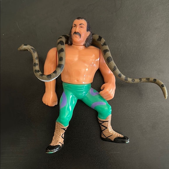 Wwf | Toys | 99 Jake The Snake Roberts With Damien | Poshmark